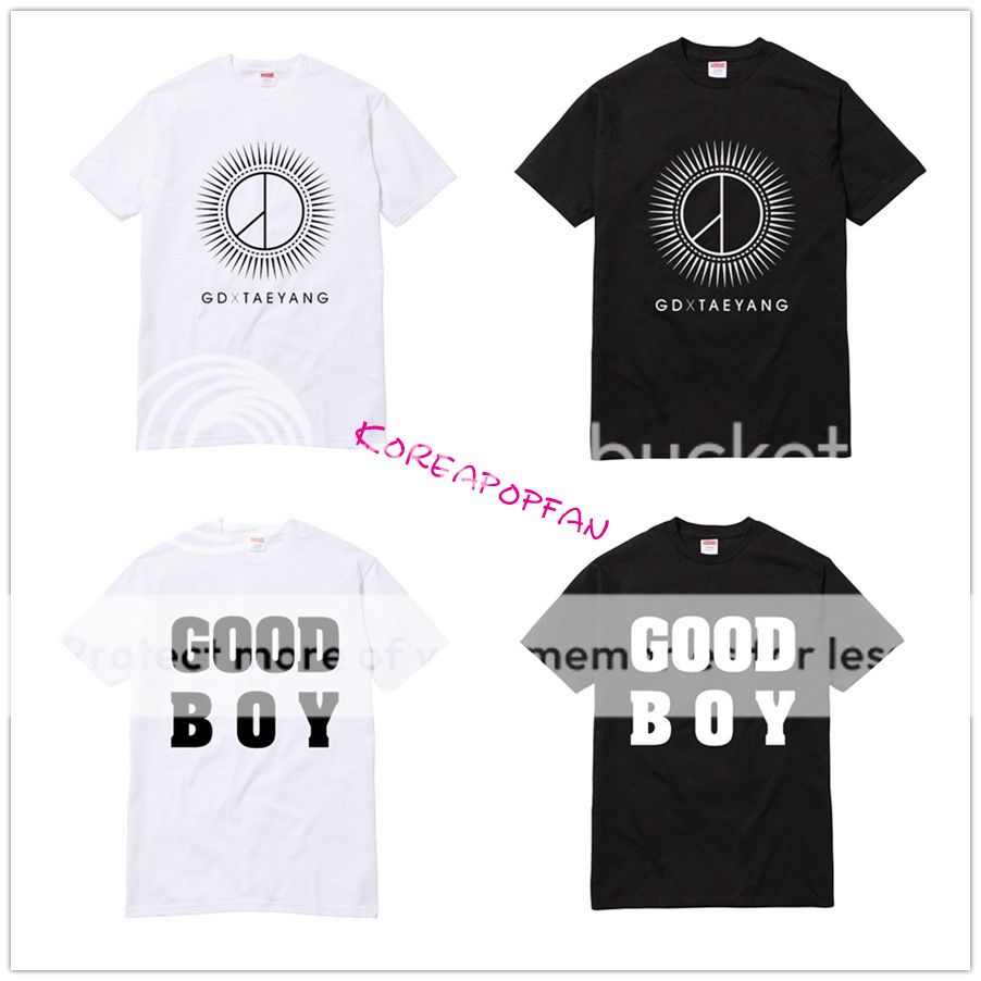 Bigbang gd G-dragon Taeyang tee Good Boy t-shirt Kpop New | eBay