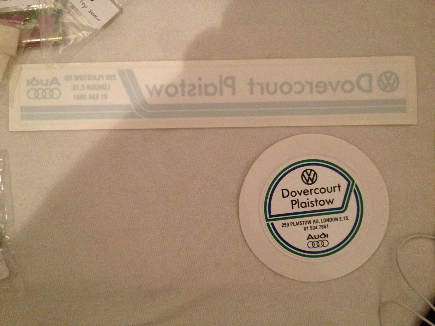 Original dealer rear window stickers. (Reproduction) - General Car Chat ...